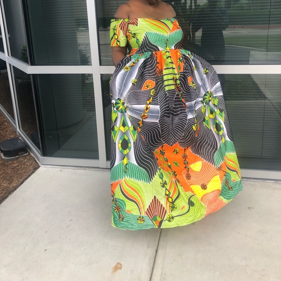 veroex | Dresses | African Ankara Women Full Length Maxi Dress | Poshmark
